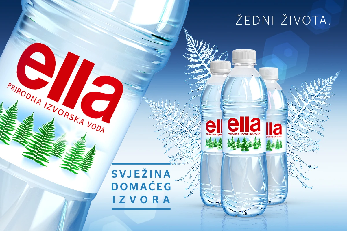 Domaći brend Ella voda bilježi značajno povećanje prodaje