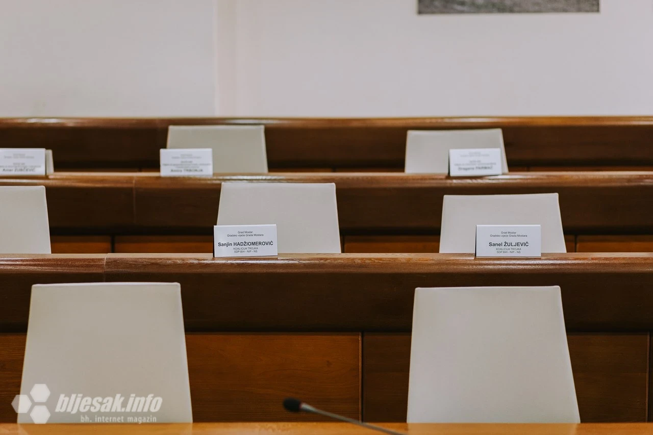 Kaos u Mostaru: Sazvana ista sjednica Gradskog vijeća s drugim točkama ...