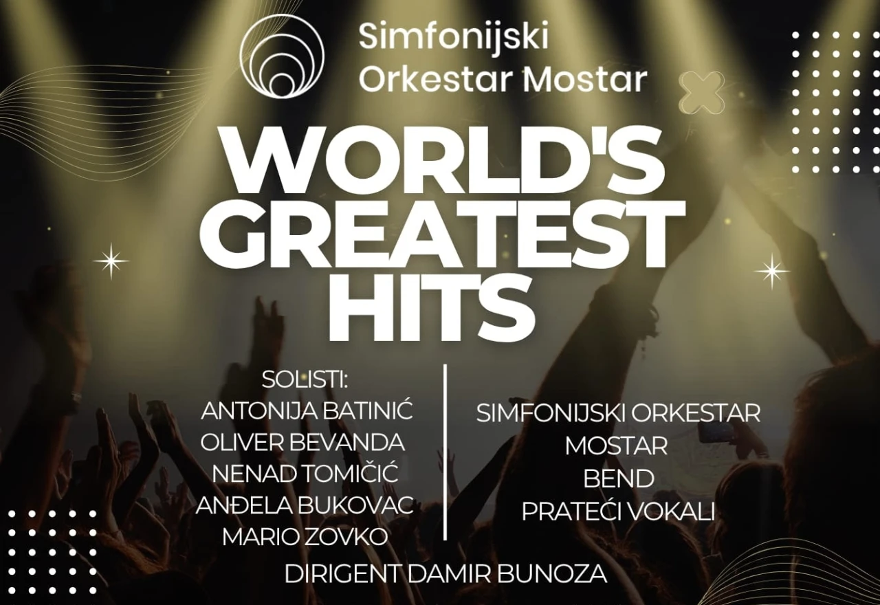 Simfonijski orkestar Mostar donosi svjetske hitove u Park Zrinjevac